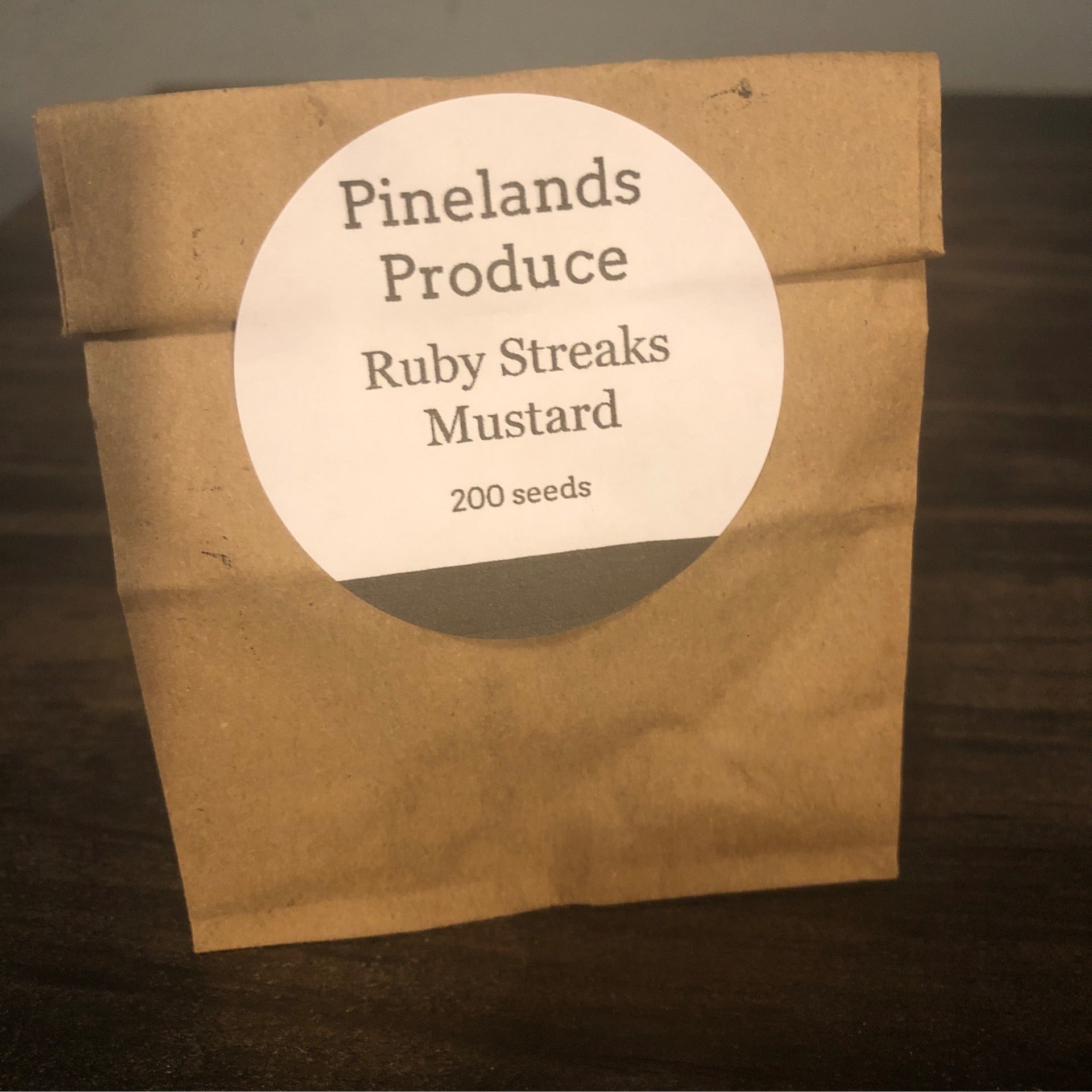 Ruby Streaks Mustard Seed (200 seed packet) | Pinelands Produce Farm Market